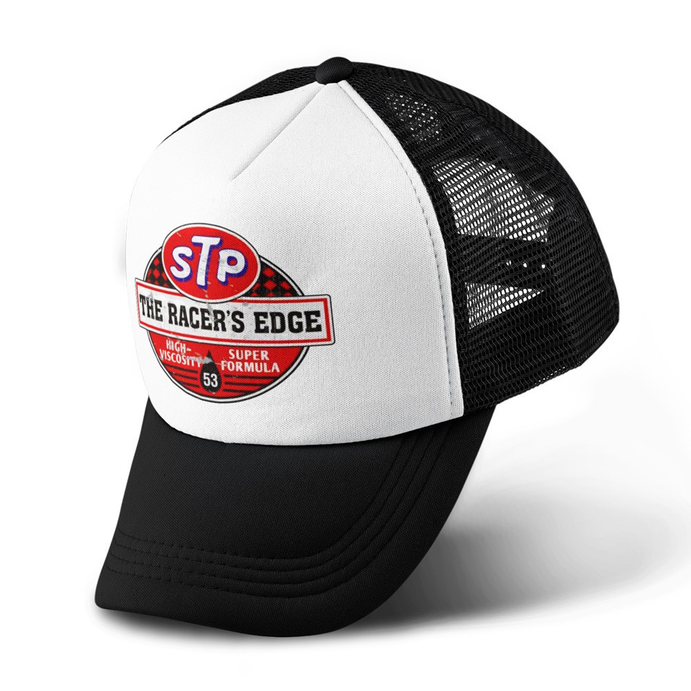 STP Motor Oil Trucker Cap Snapback Adjustable Strap Topi | Shopee Malaysia