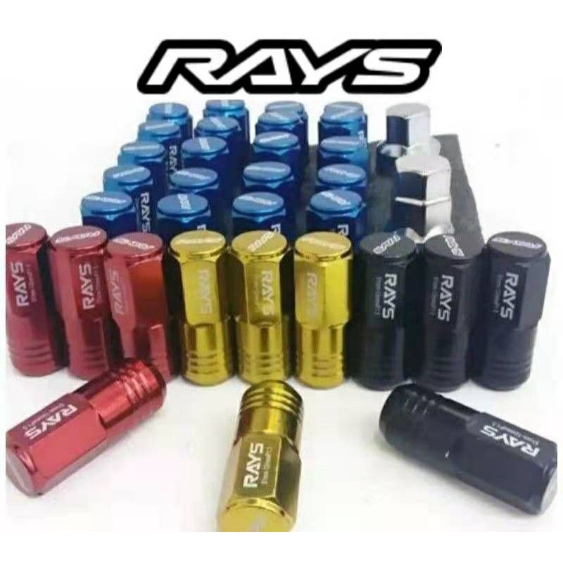 Rays Nut Panjang Besi Racing Wheel Nut LONG Steel Heavy Duty Tyre Nut ...