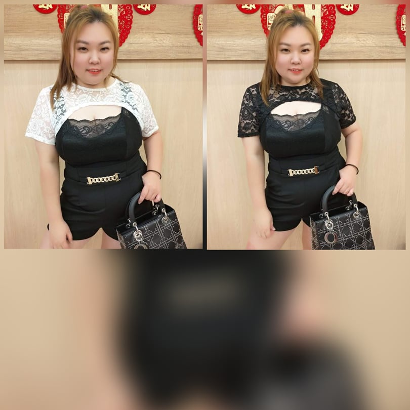 TW#729-3 白/黑 蕾丝 性感 小外套 | Shopee Malaysia