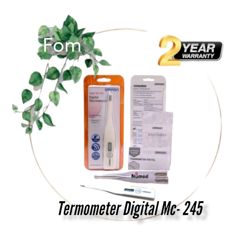 Omron Digital Thermometer MC-245 / Digital Thermometer Body Temperature Measuring Tool | Shopee ...