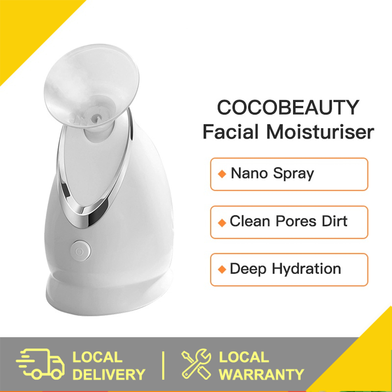 COCOBEAUTY CO-S03 Smart Facial Steamers Hot & Cold Sprayer Beauty Face ...