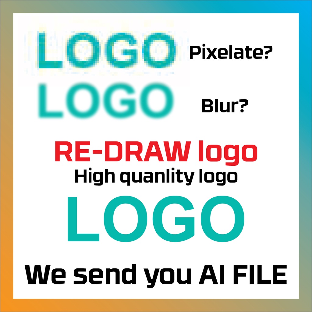 Re-draw logo | Redraw Vector | Upah Trace Logo | Adobe Illustrator ...