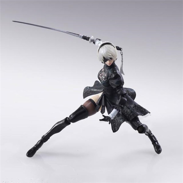 Square Enix Neir Mechanical Era Figma 15cm Bring Arts Yorha 2B Movable ...