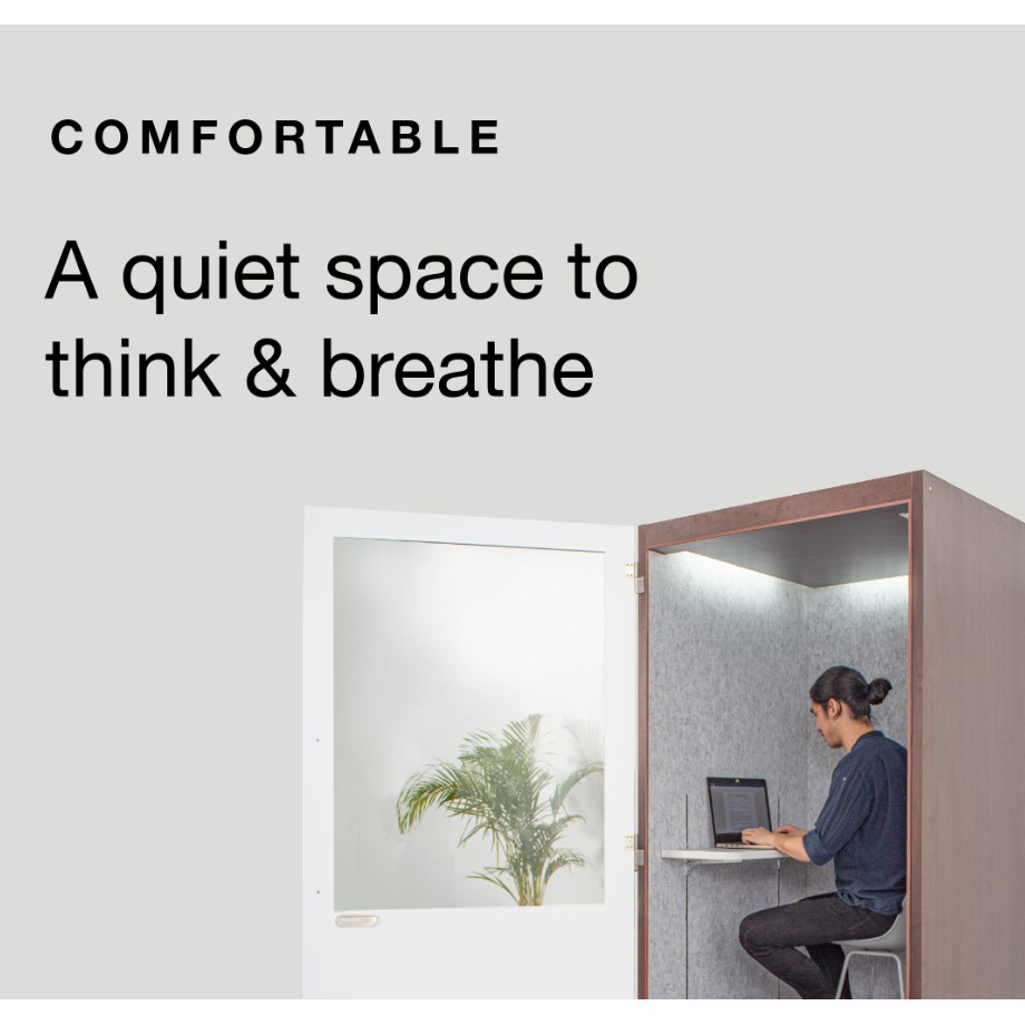 ENBOOTH Office Productivity Work Pod Phone Booth With Built-In ...