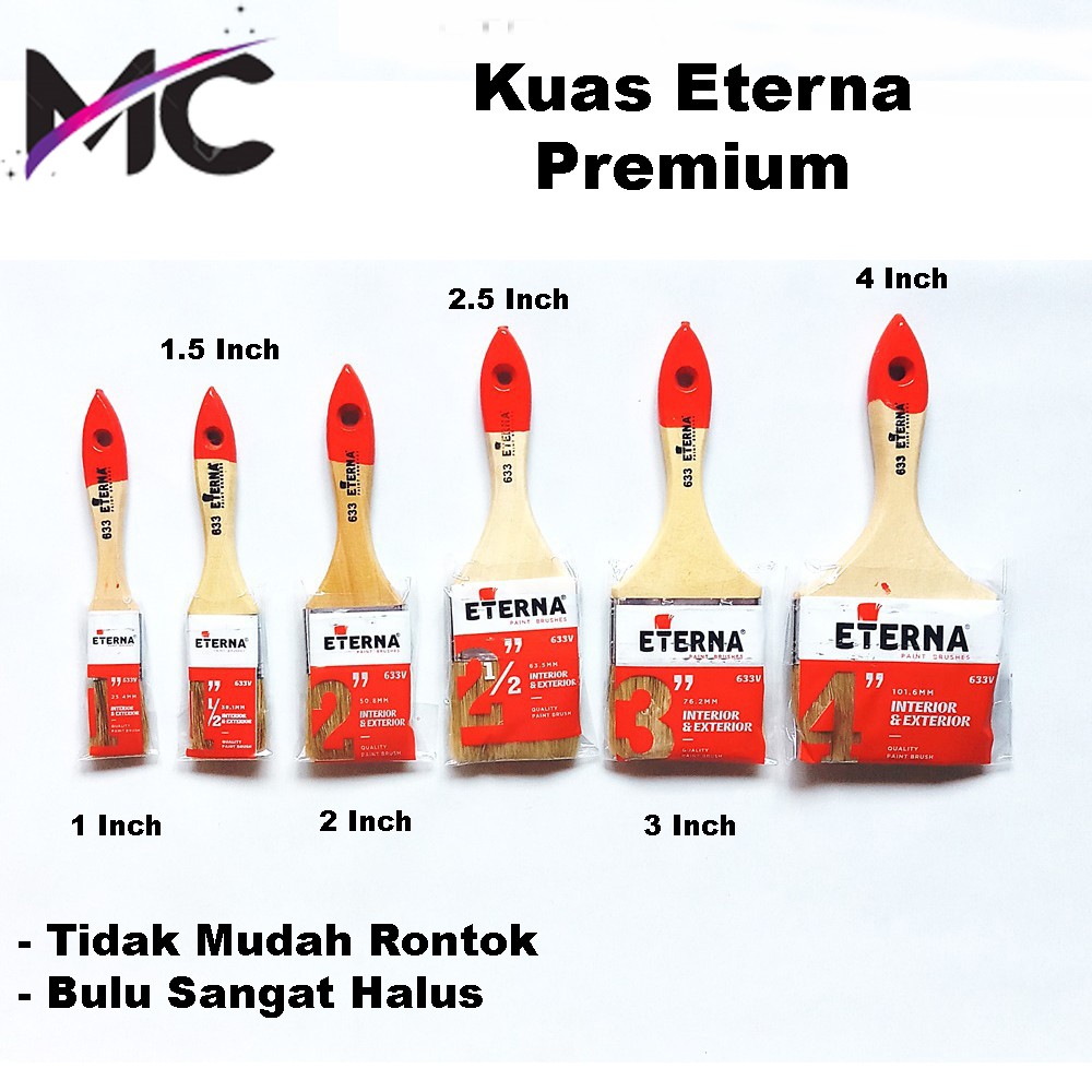 Paint Brush 1 inch 1.5 inch 2 inch 2.5 inch 3 inch 4 inch Original ...