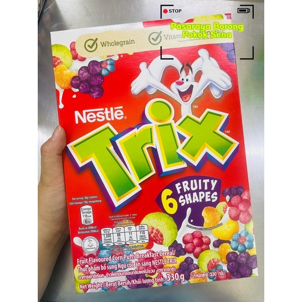 New Nestle Trix 6 Fruity Shapes 330g | Shopee Malaysia