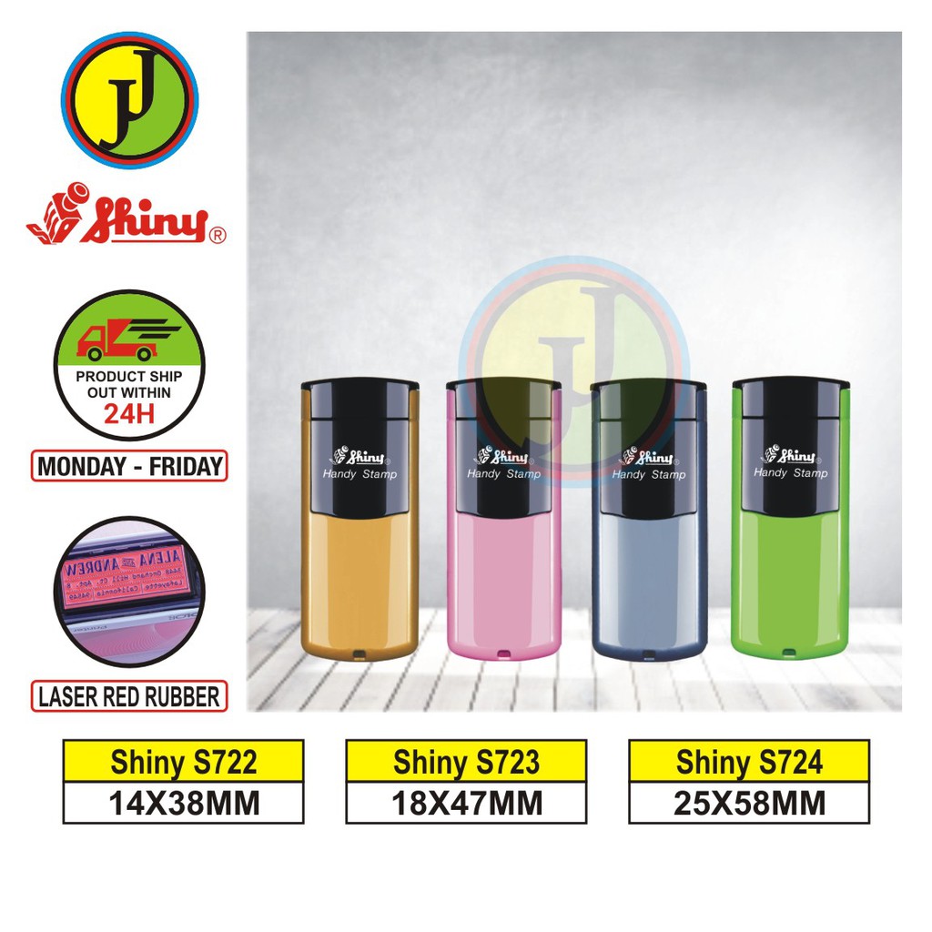 Stamp Chop Shiny Handy S722 / S723 / S724 / Pocket Stamp / Nurse Stamp ...