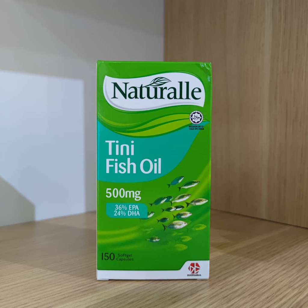 Naturalle Tini Fish Oil 500mg 150's/Twinpack 2x150's | Shopee Malaysia