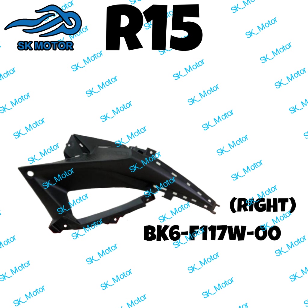 Yamaha YZF-R15 R15 V3 Original Inner Cover Full Set / Kaver Hitam Mud ...
