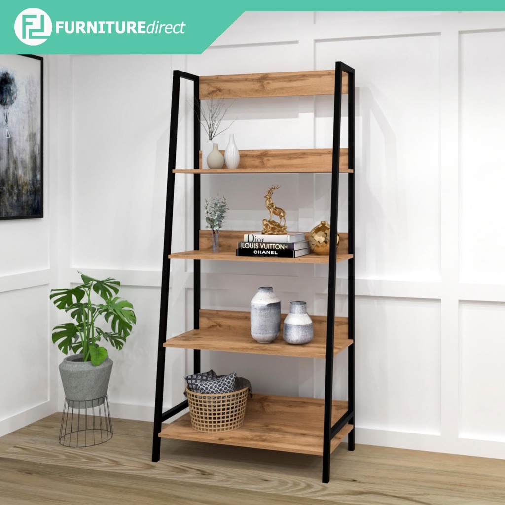ladder shelf Rak Buku Furniture Direct NORMAD industrial design book ...