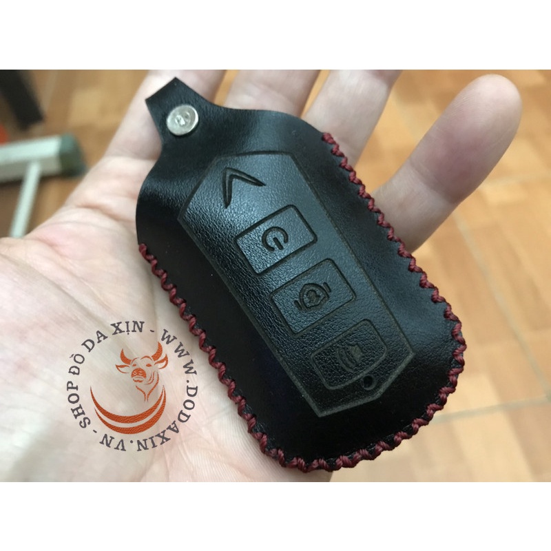 Vinfast Vento leather key case (edge stitched style) - Genuine cow ...