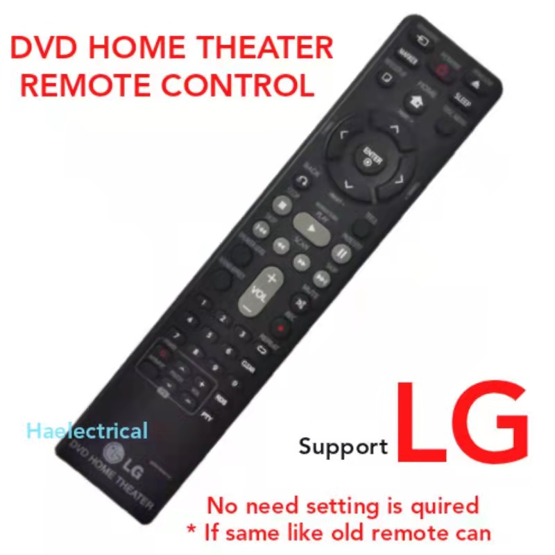 LG DVD Home Theater Remote Control | Shopee Malaysia