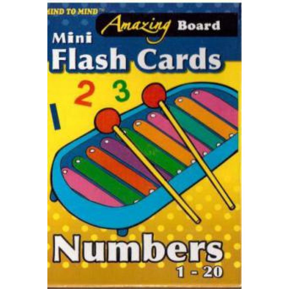 AMAZING BOARD MINI FLASH CARDS: NUMBERS 1-20 (KIT BOX) | Shopee Malaysia
