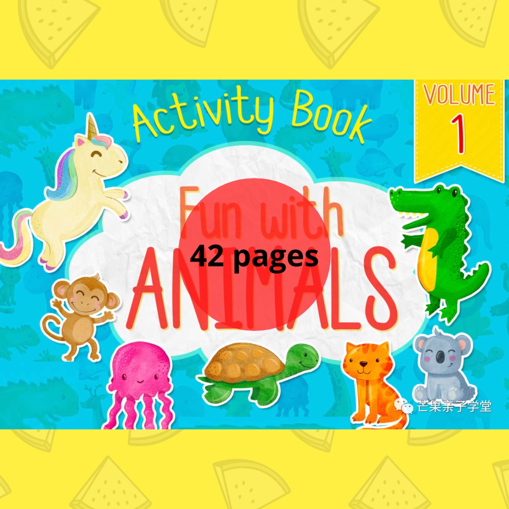 (PDF) Fun with Animals - Volume 1 - Activity Book/Busy Book for ...
