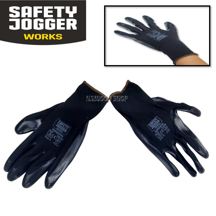[100% ORIGINAL] 1PAIR SAFETY JOGGER Superpro PU Coating Glove / Sarung ...