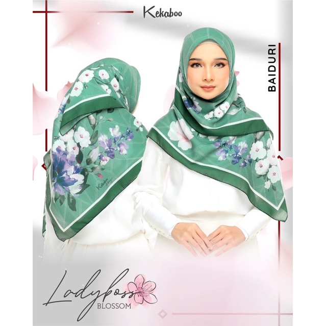 KEKABOO | New Release 😍 Tudung Bawal Kekaboo Ladyboss Blossom | Bidang ...
