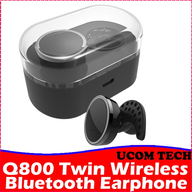 Q800 Mini Stylish Twin Bluetooth Earphone With Charging Box, 2 units E ...
