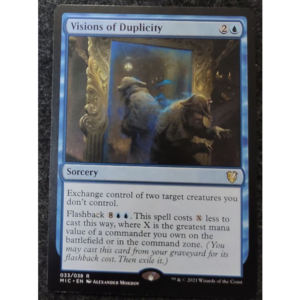 Magic The Gathering : Visions of Duplicity Rare Midnight Hunt Commander ...