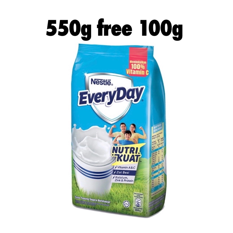 NESTLÉ EVERYDAY Milk Powder 900g / 1.5kg / 1.5kg+200g / 550g+100g ...
