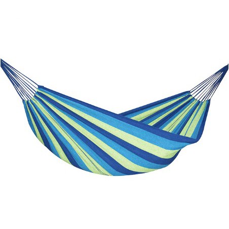 Hammock Buaian Outdoor Canvas Fabric Camping Striped Hammocks Tree ...
