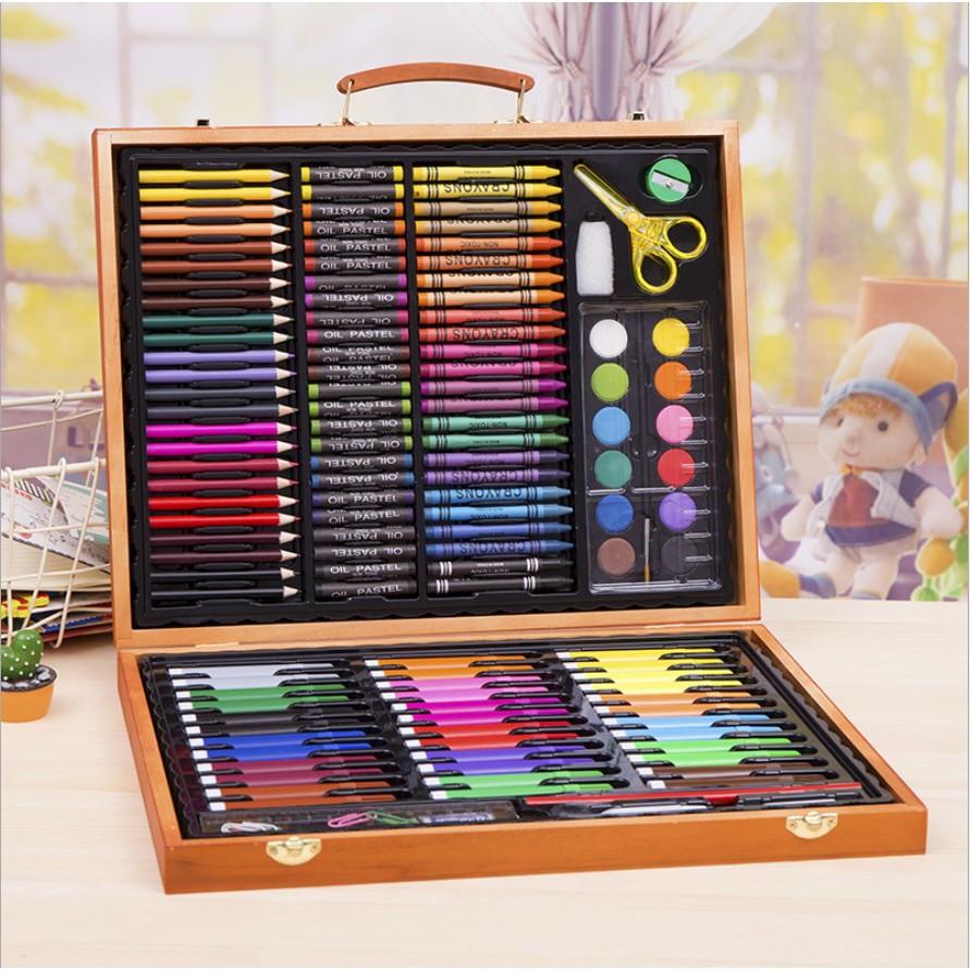 [Ready Stock] Artistic 150 / 180 Wooden Box Art Color Set 木盒绘画配套 ...