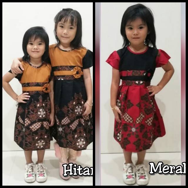 237- Batik Girls Dress Batik Dress Batik Dress Children's Dress Family ...