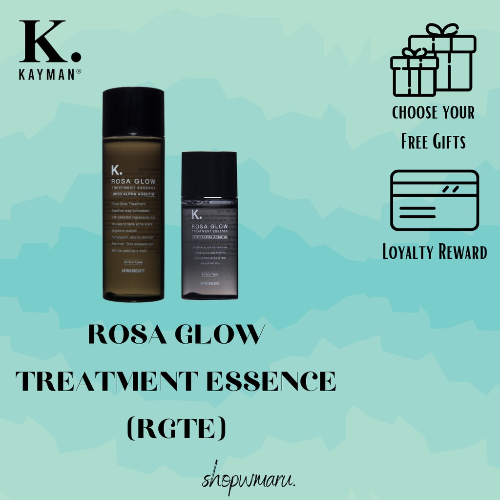 KAYMAN ROSA GLOW TREATMENT ESSENCE (RGTE) | Shopee Malaysia