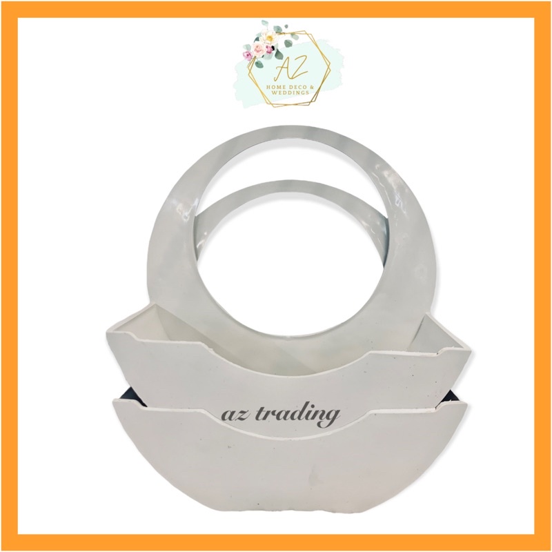 PASU PLASTIK 2 IN 1 (BK0018) UNTUK GANTUNG DI DINDING DAN GUBAHAN BUNGA ...