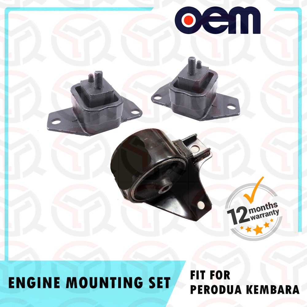 PERODUA KEMBARA ENGINE MOUNTING SET (3 PIECE) (1 YEAR WARRANTY ...