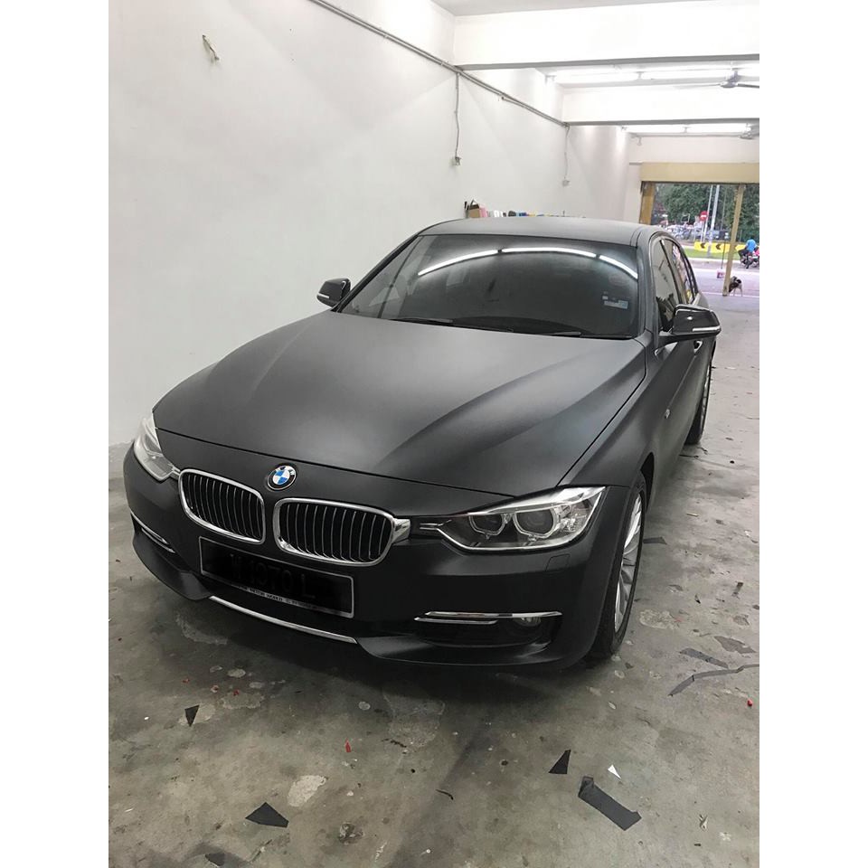 MATT BLACK CAR WRAP VINYL FILM STICKER 1 ROLL 1 CAR | Shopee Malaysia