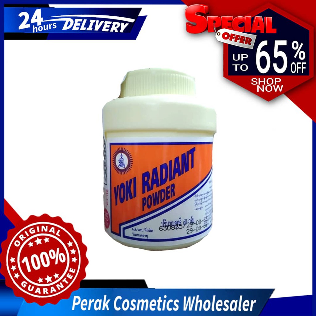 💥Offer🔥 YOKI RADIANT POWDER (Bedak Ruam & Anti Bau Badan) | Shopee Malaysia