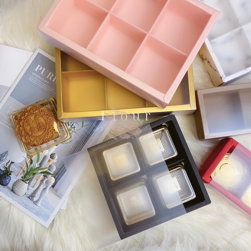 Frosted Mooncake Drawer Box | Dessert Cupcake Gift Box Doorgift ...