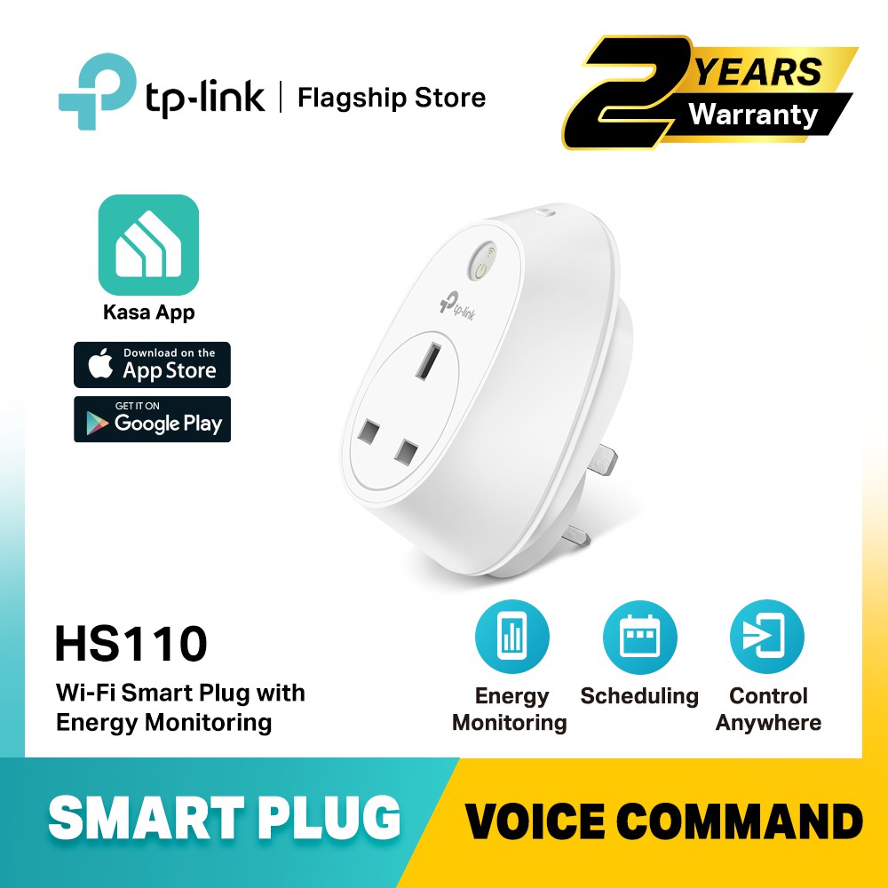 TP-Link HS110 - Wi-Fi Smart Plug with Energy Monitoring | Shopee Malaysia
