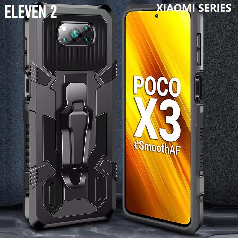 eleven2 Armor Mech Warrior Magnetic Back Clip Bracket Hard Cover With ...