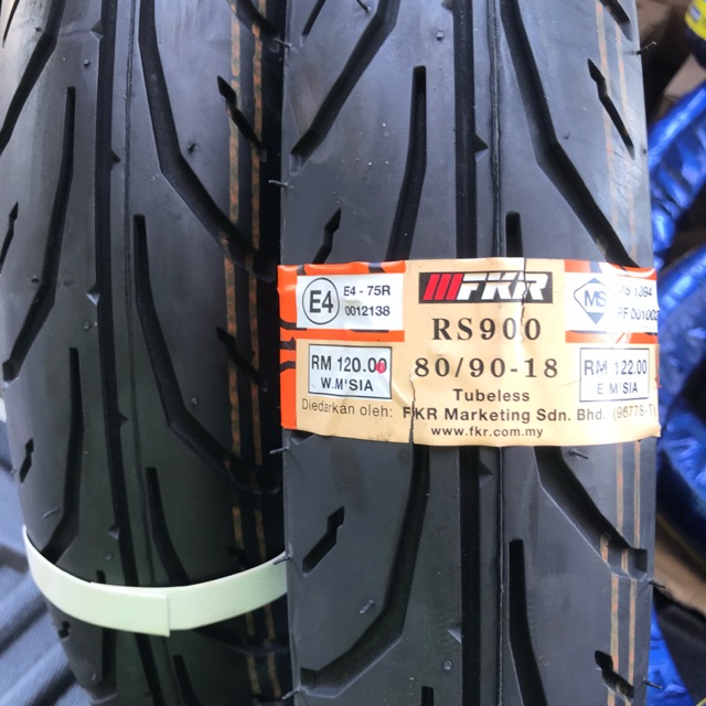 FKR 80/90-18 RS900 TUBELESS TAYAR RXZ | Shopee Malaysia