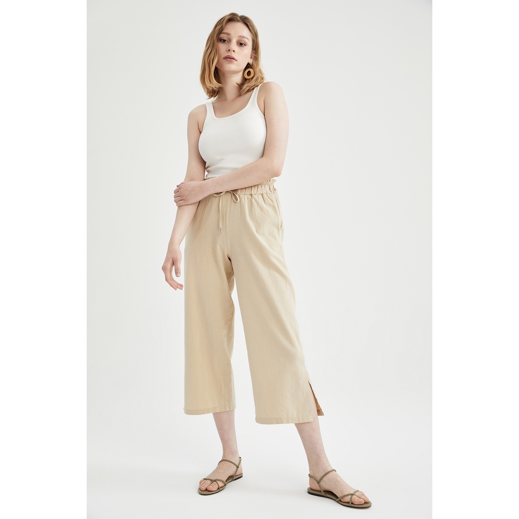DeFacto - Relax Fit Capri (Female) | Shopee Malaysia