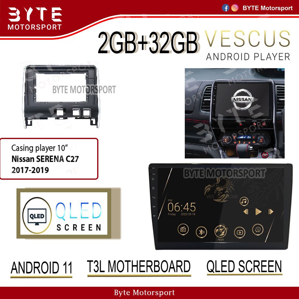 🦂VESCUS 🦂[2+32] DSP 📳4G Sim📳 Octa-Core Processor QLED Screen Nissan ...