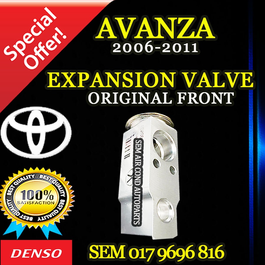 TOYOTA AVANZA OLD MODEL 2006-2011 YEAR ORIGINAL DENSO ND FRONT EXPENSION/ EXPANSION VALVE (CAR ...