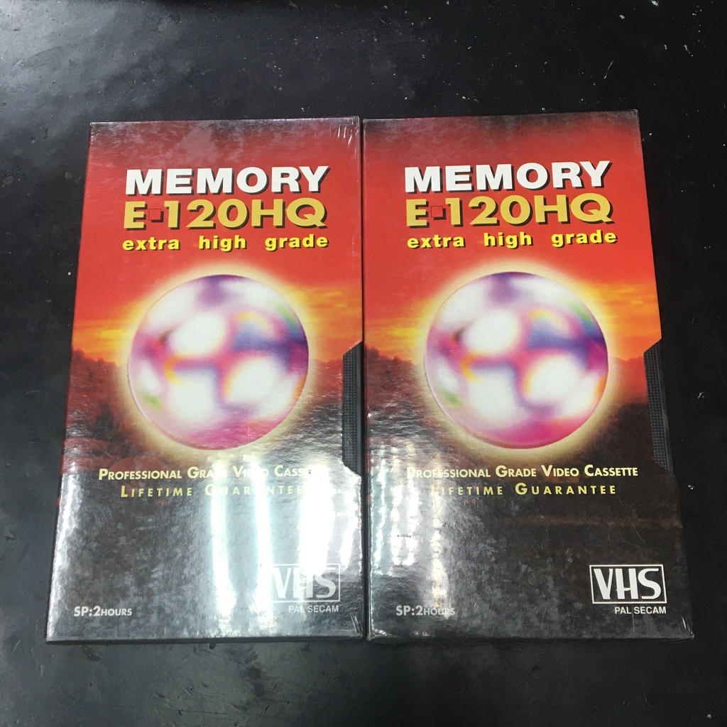 Memory E-120HQ Extra High Grade Blank Video Cassette Tape (VHS) (Brand New) | Shopee Malaysia