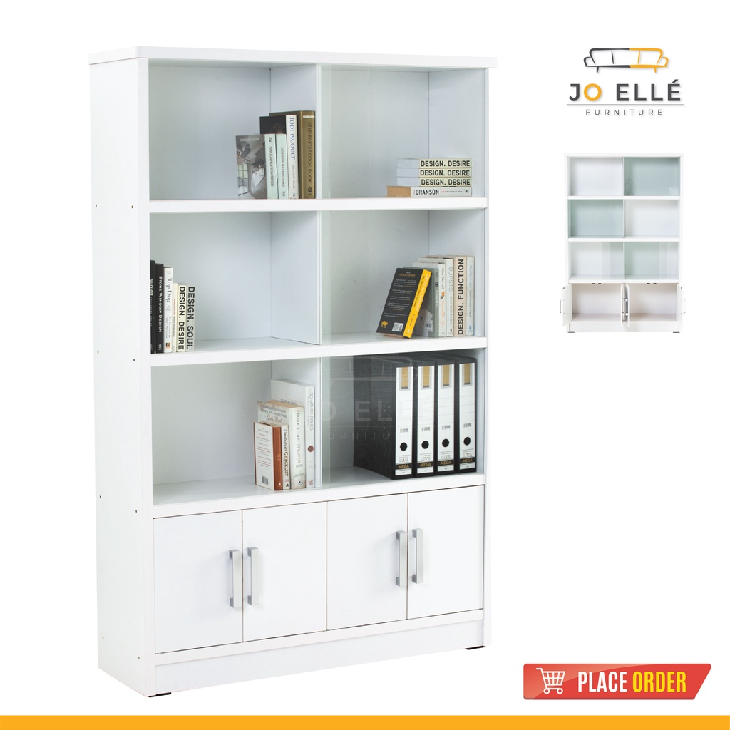 Jo ELLE - Howard 6 Compartment File Cabinet with Glass / Display ...