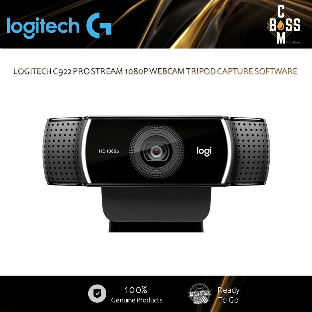*HOT MODEL* LOGITECH C922 PRO STREAM 1080P WEBCAM TRIPOD CAPTURE ...