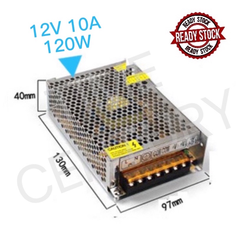 12V AC TO DC Power Switching Power Supply 5A 10A 20A 60W 120W 240W ...