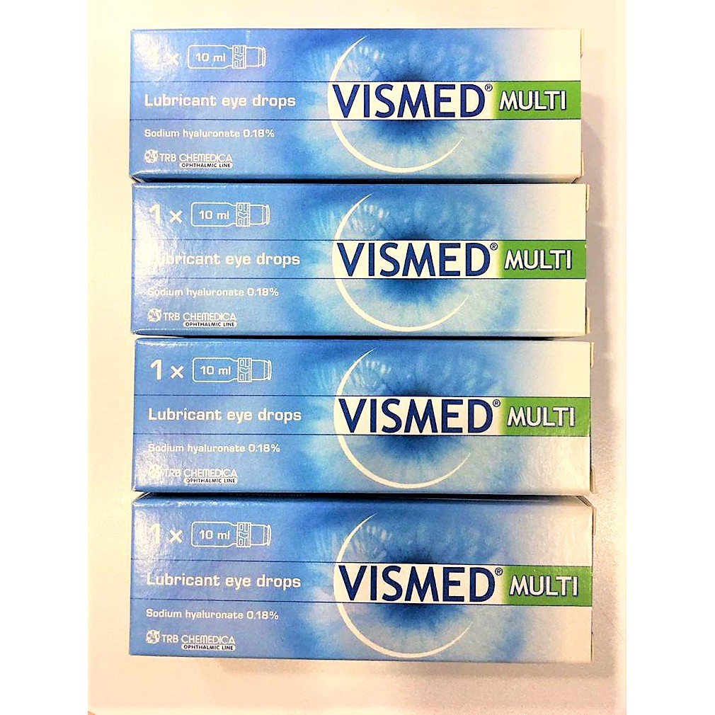 VISMED MULTI LUBRICANT EYE DROPS (SODIUM HYALURONATE 0.18%) 10ML ...