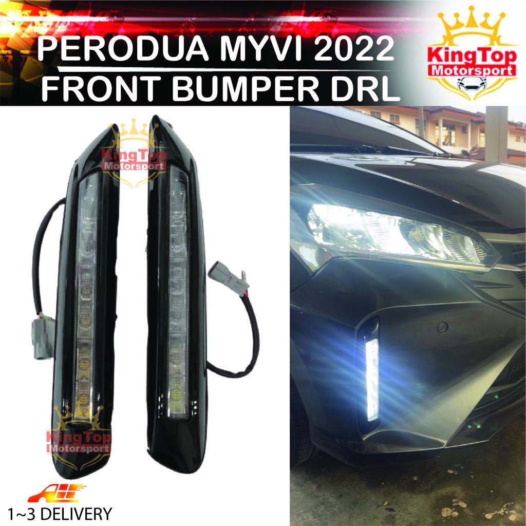 PERODUA MYVI 2022 MYVI NEW OEM FRONT BUMPER LED DAYLIGHT LED DAYTIME ...