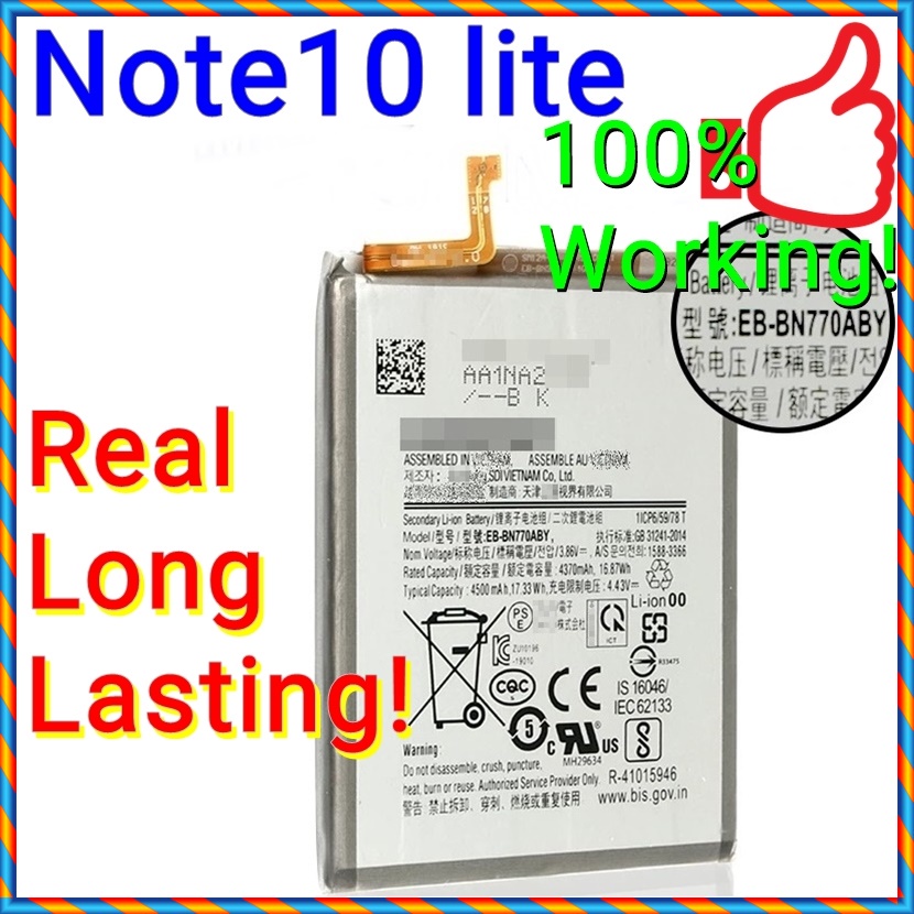 (4500mAh) NEW ORI Long Lasting Stable Battery EB-BN770ABY for Samsung ...