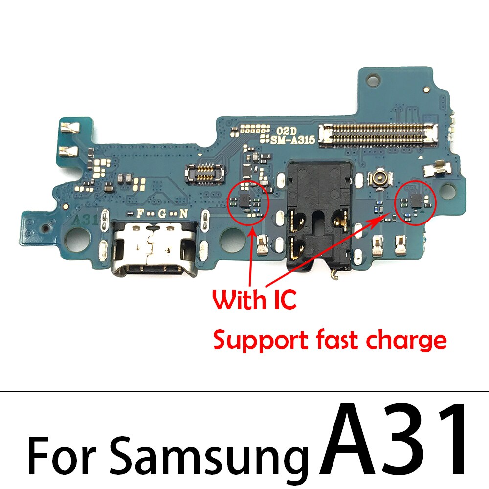 Original USB Charging Port Charger Board Flex For Samsung A51 A11 A01 ...