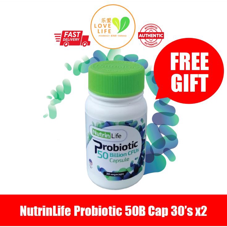 NutrinLife 01/2025 Nutrin Life Probiotic 50 Billion CFUs 2x 30’s ...