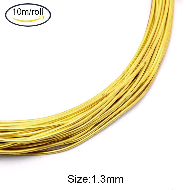 1 Roll 5/10m 12~16 Gauge Square Half Hard Yellow Brass Wire for Ring ...