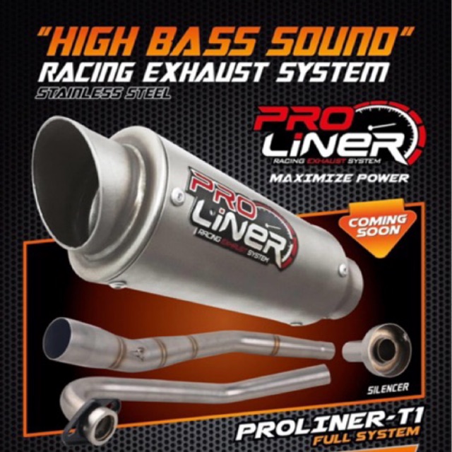 PROLINER EXHAUST FULL SYSTEM - Y15ZR / LC135 / NVX155 | Shopee Malaysia