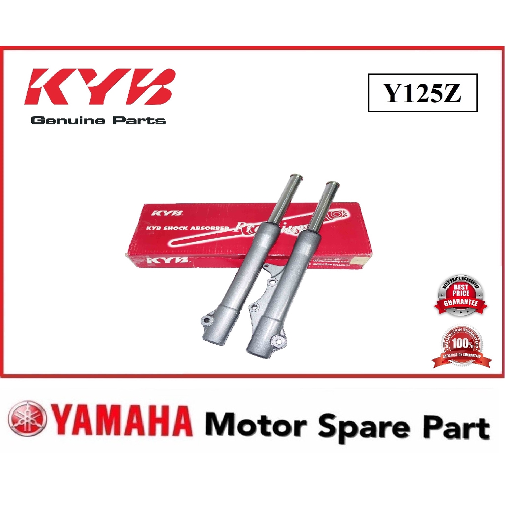 KYB Y125ZR FRONT FORK ASSY // FORK DEPAN Y125Z Y125 125Z 125ZR BATANG FORK 100% ORIGINAL KYB ...